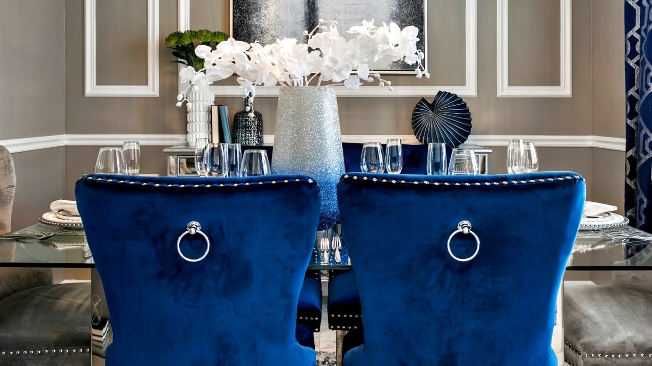 40 Stunning Blue Dining Rooms, Interior Design Ideas - Interior 24