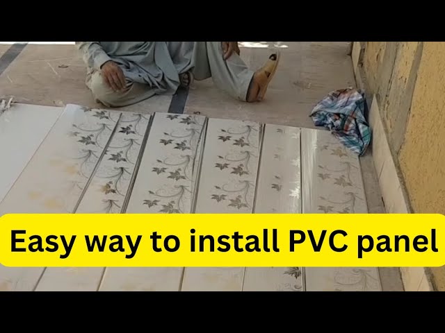 Pvc Wall Panels Bedroom Design | How To Install Pvc Wall Panel | # ...